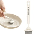 4Pc Pot Brushes Long Handle Pot Brush Plastic For Kitchen Sink Stovetop ...