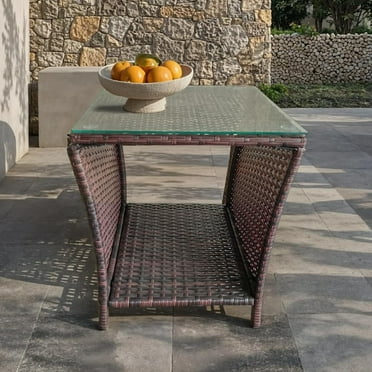 KFFKFF Clear Acrylic C-Table, Transparent Side Table for Living Spaces ...