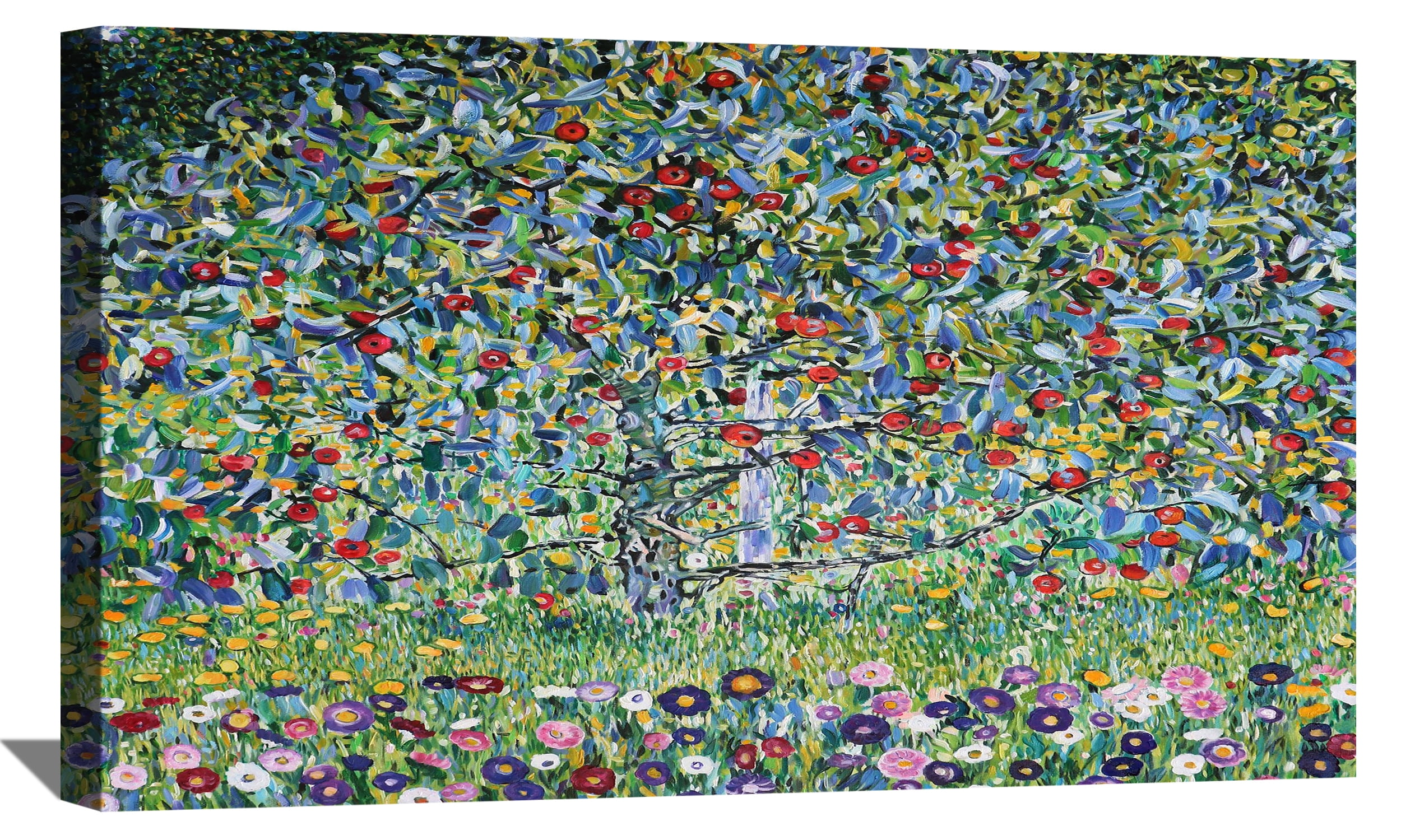 Gustav Klimt Painting Wall Art Apple Tree, I Canvas Art - Walmart.com