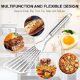 2-Piece Premium Fish Spatula Set, Big Size Stainless Steel, Slotted ...