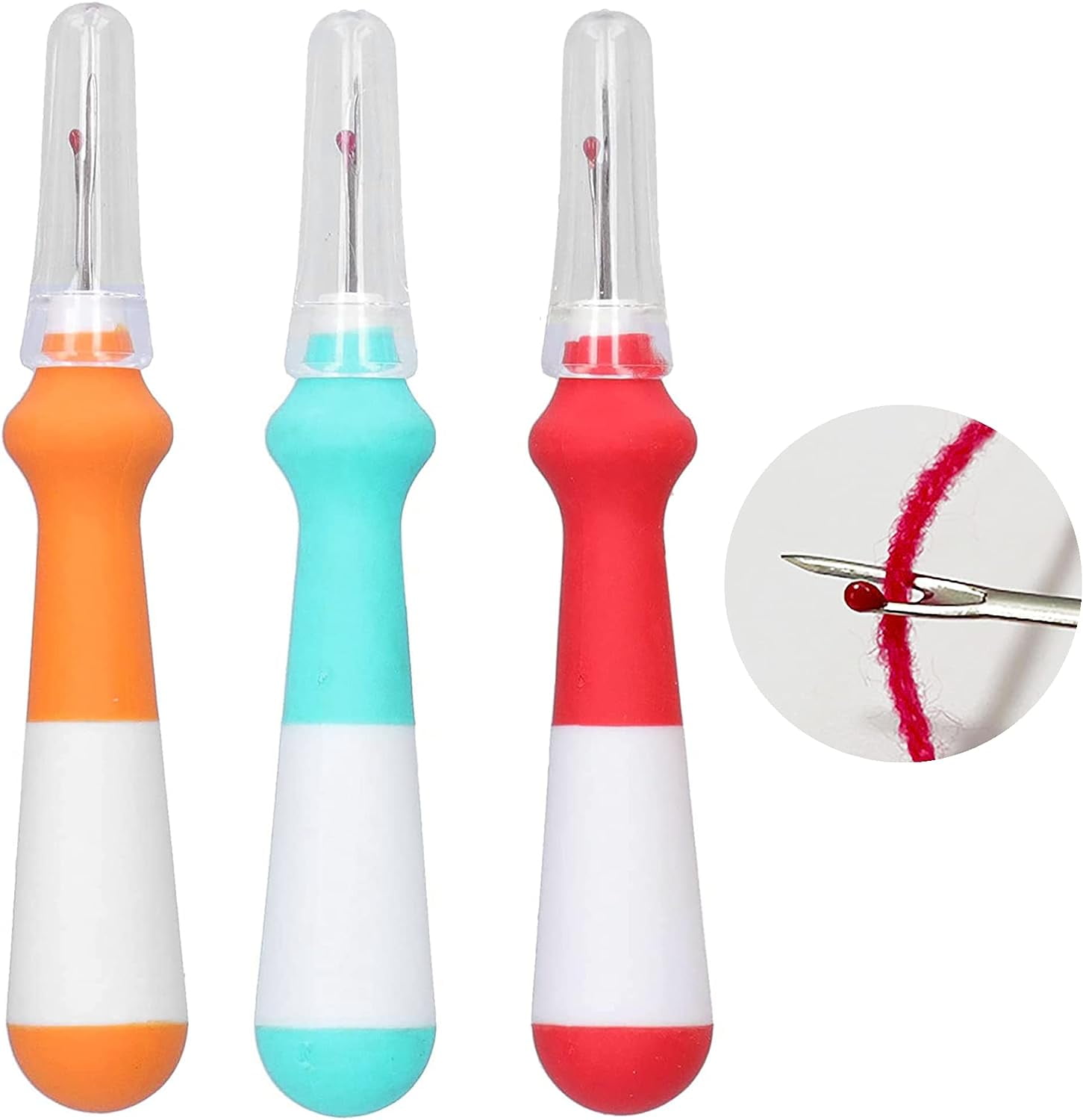 3 Pack Seam Ripper Unpicker Sewing Tool Stitch Unpicker with Ergonomic ...