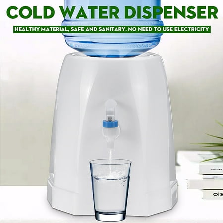 Desktop Cold Water Dispenser White Home/Office Top Loading Freestanding ...