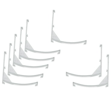 Chrome Gridwall Joining Clips - Grid Panel Joiner Connectors - 8 Pack ...