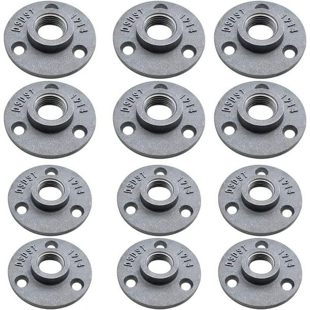 12 pieces of DN15/4 points/three-hole flange base - Walmart.ca