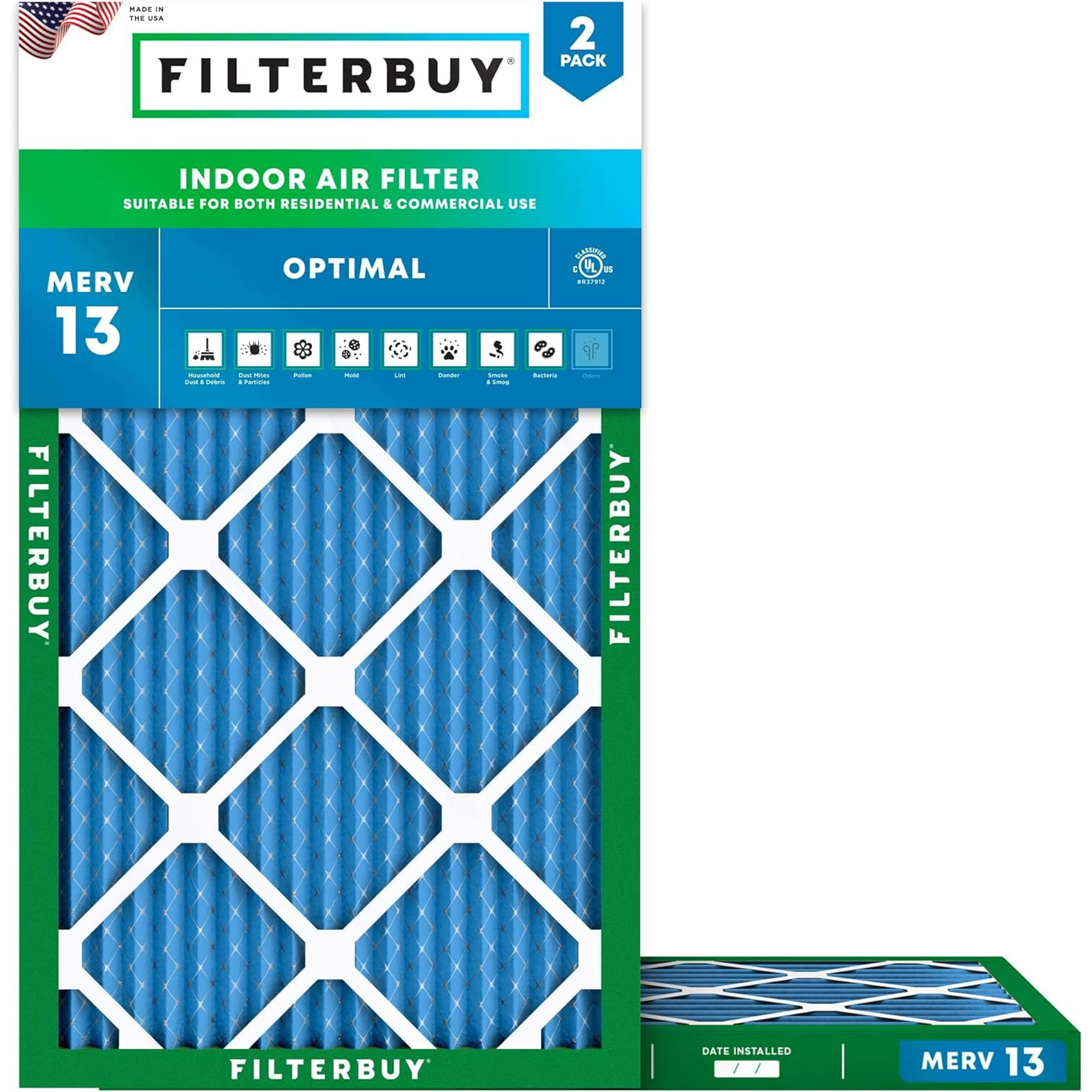 Click here for Filterbuy 10x33x1 Merv 13 (Mpr 1900) Health Defens... prices