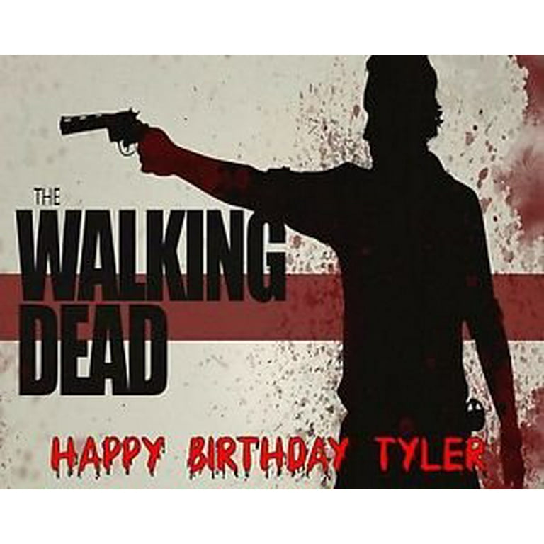 Walking Dead Birthday Card