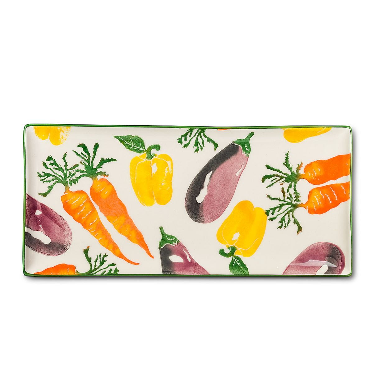 Set of 4 Veggies Medium Rectangle Platter - Walmart.com