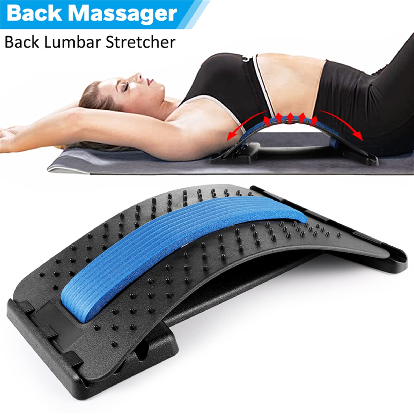 Back Stretcher for Pain Relief,Upper & Lower Back Pain Relief Stretcher ...