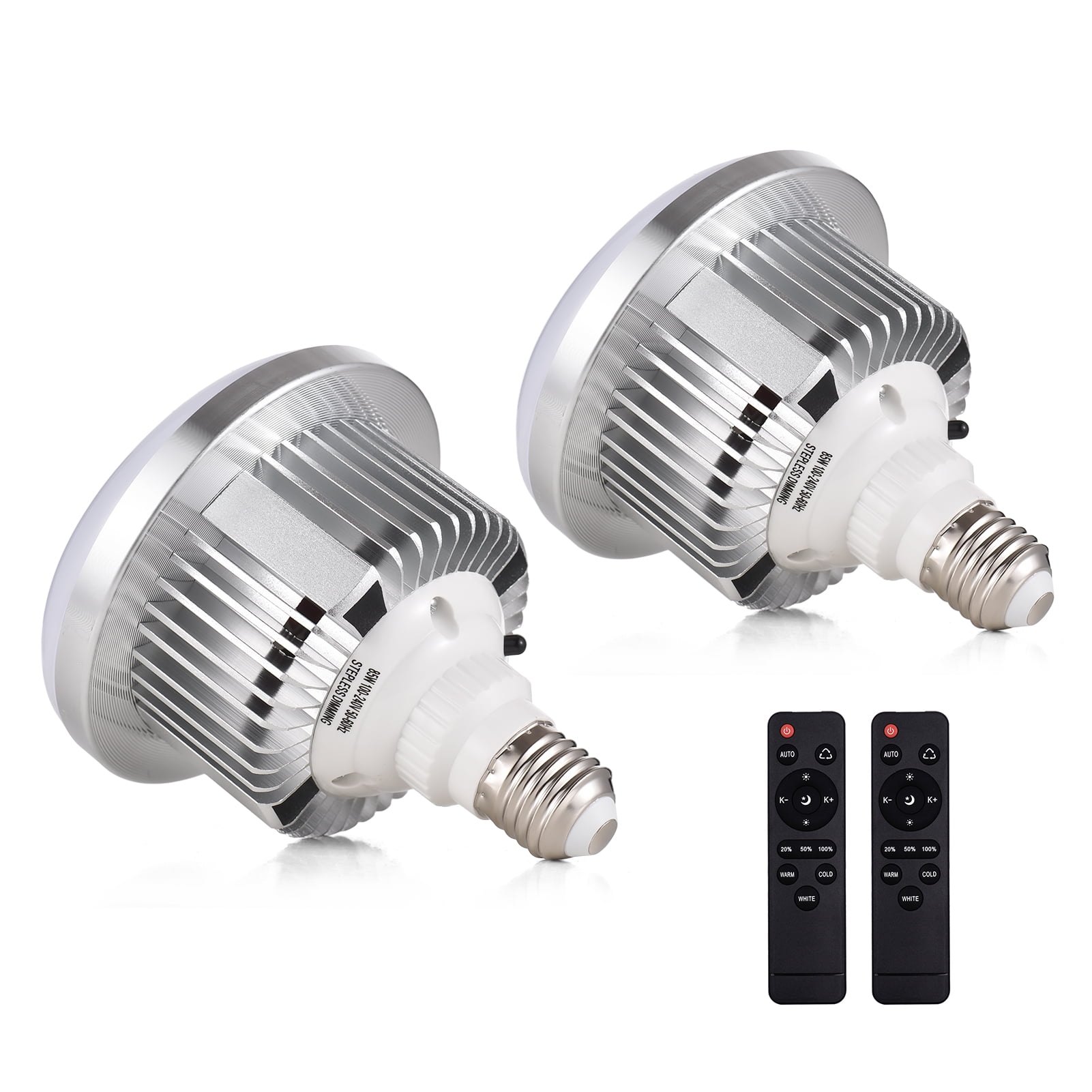 Click here for Flyflise 2pcs 85w Led Light Bulb 3200k-5500k Photo... prices