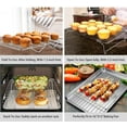 Chainplus 3-Tier Collapsible Cooling Rack, Stackable Roasting Cooking ...