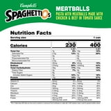 SpaghettiOs Canned Pasta with Meatballs, 15.6 oz Can, Family Food ...