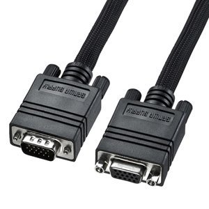 Sanwa Supply Nylon Mesh Display Extension Cable (Analog RGB/Extension ...