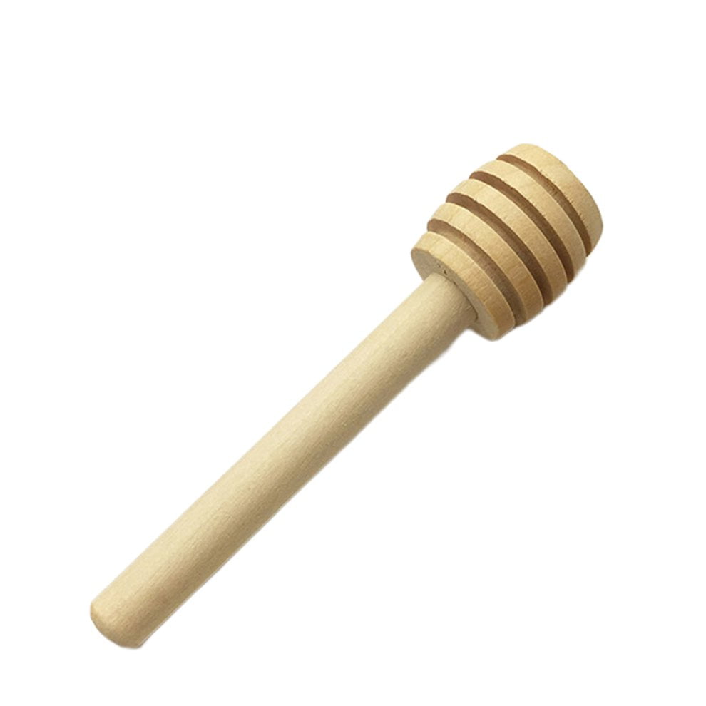 Wooden Honey Stick Solid Wood Honey Stick Coffee Milk Tea Stirring ...