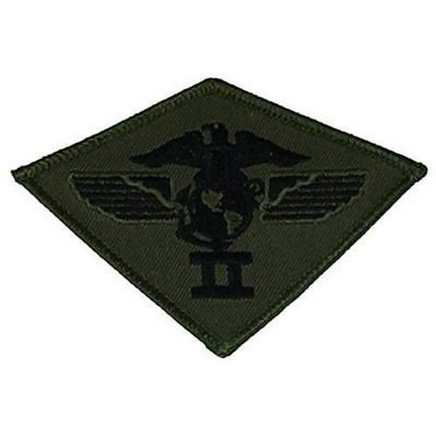 USMC SECOND 2ND MARINE AIR WING MAW PATCH OD OLIVE DRAB GREEN MARINE ...