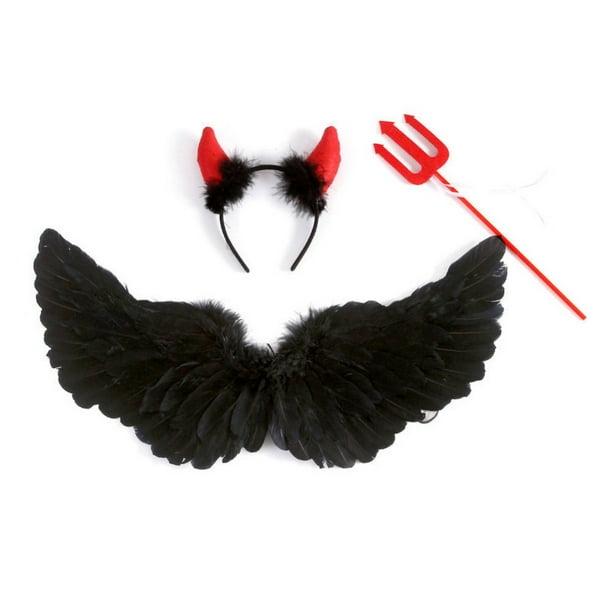 Urmagic Devil Costume Set Demo Costume Accessories Including Devil Wing