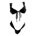 Beugl Bikini Sets For Women Women Thong Bikini Sets Triangle String Two Swimsuits Sexy Ruched