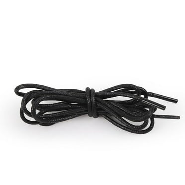 Classic Waxed Dress Round Shoe Laces Black 2 Pair 30'' - Walmart.com