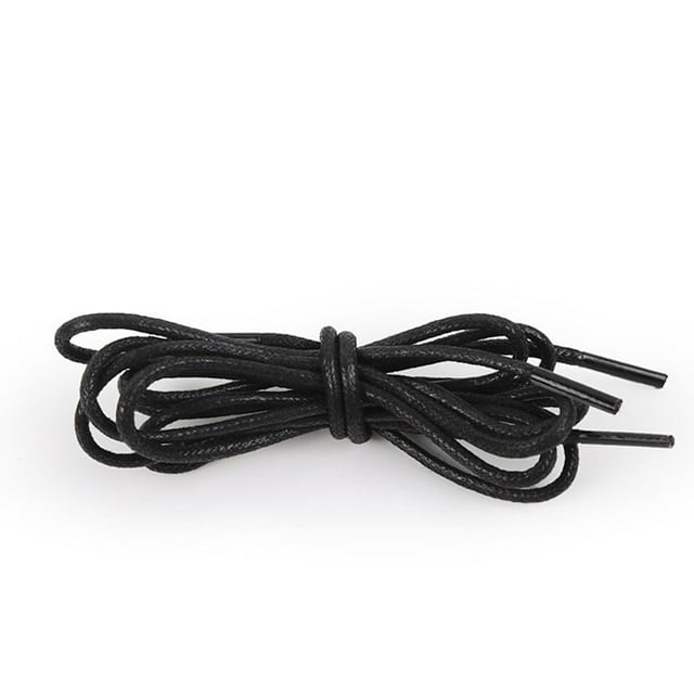 Round Waxed Solid Color Shoelaces Shoes Strings Boot Sport Shoe Laces ...