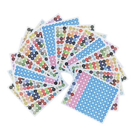 echooutdor DMC Floss Number Stickers Classification Labels Letters ...