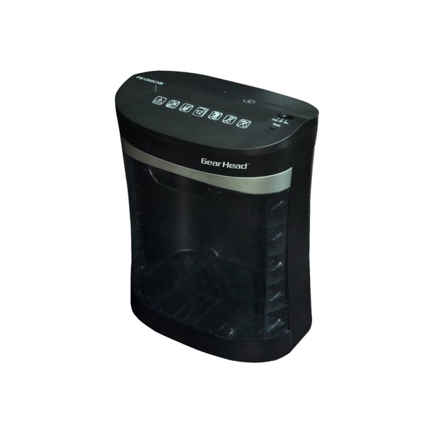 12 SHT C/C SHREDDER W/DISC SLOTBLACK W/ SILVER ACCENTS - Walmart.com - Walmart.com