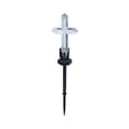 1PC Solar Cross Garden Stake Light, Waterproof Plastic Landscape Stake ...