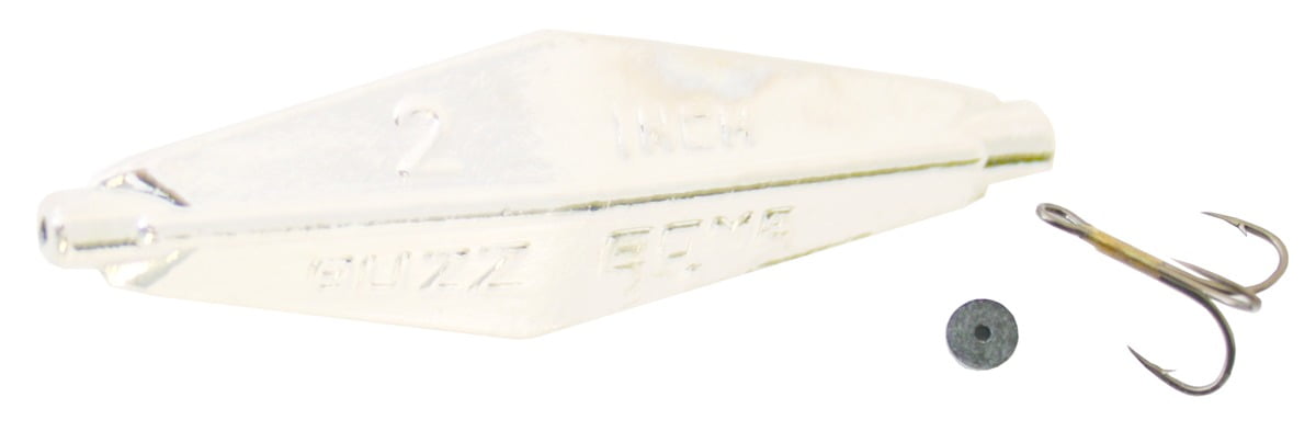 Buzz Bomb BB2-CHR Buzz Bomb 2 Chrome, Fishing Jigs - Walmart.com