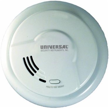 First Alert BRK 7010B Hardwired Photoelectric Smoke Alarm with Battery ...