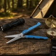 Compact 2-in-1 Foldable Scissors with Measuring Ruler - Stainless Steel ...
