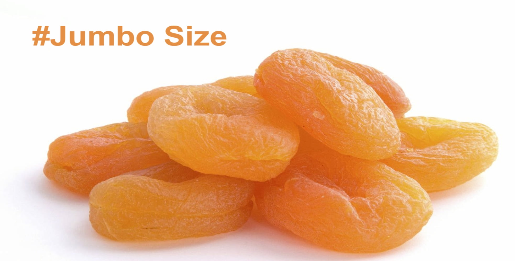 Turkish Dried Apricot, Gourmet Fresh Jumbo Size #1, Reseable Bags(3LB ...