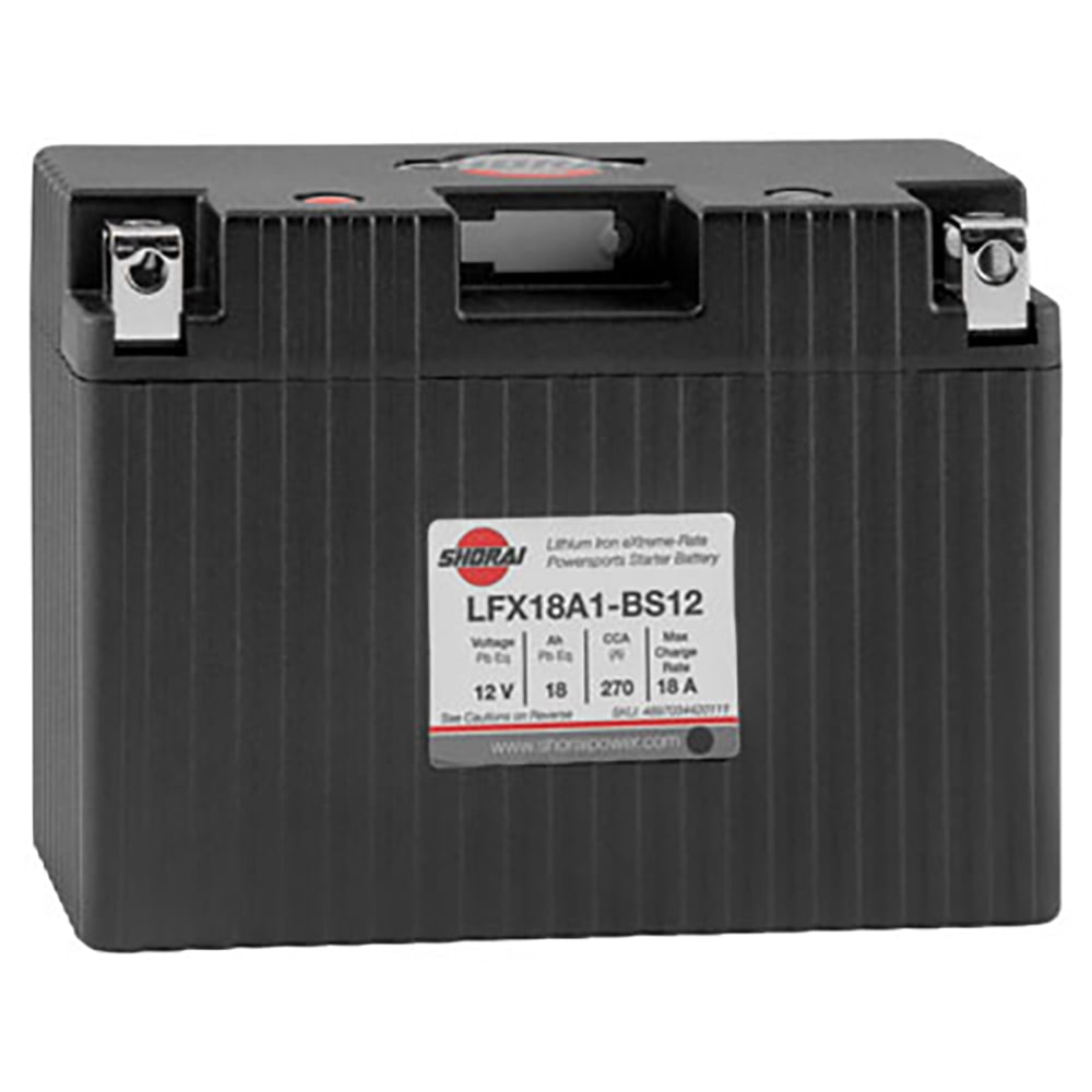 Shorai Lithium-Iron Battery LFX18A1-BS12 Compatible With Kawasaki Ninja ...