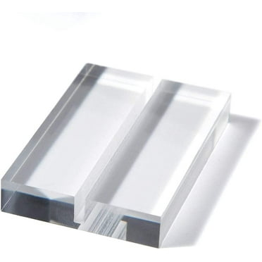 UNIQOOO 2" Clear Acrylic Stand |3mm Slot Wedding Sign Holders, Perfect ...