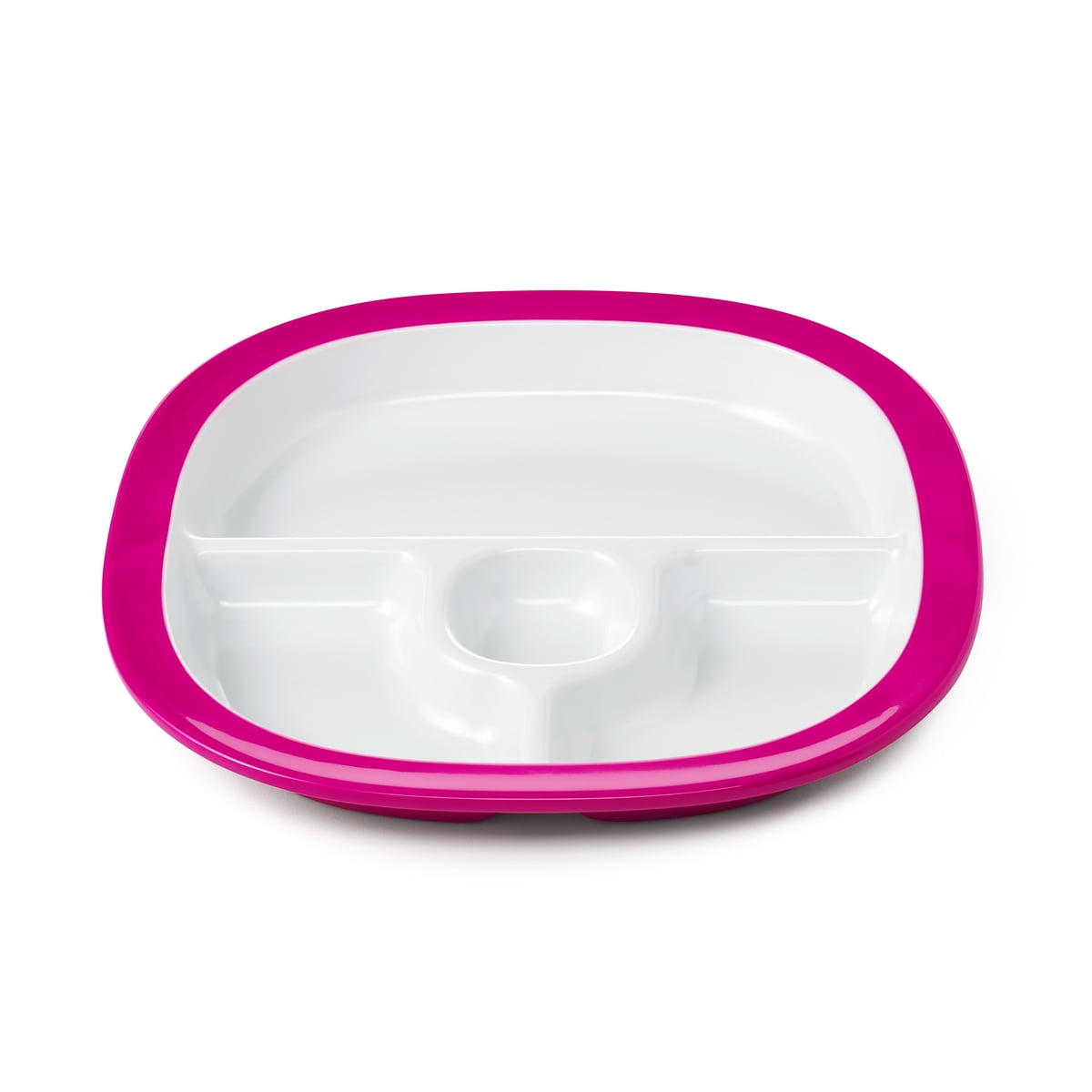 OXO Tot Melamine Divided Plate, Pink - Walmart.com