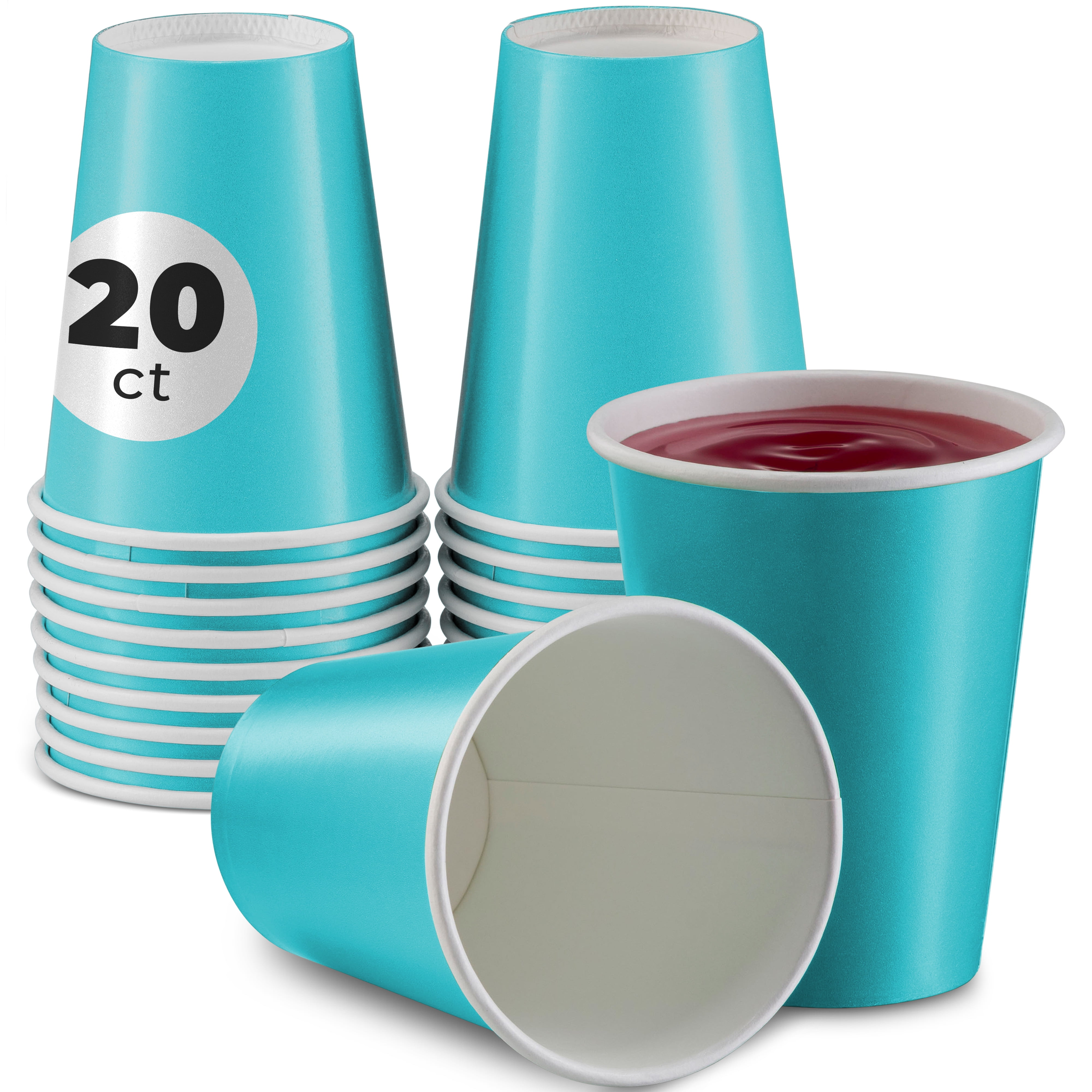 SparkSettings Disposable Paper Cups 9 Oz Silver Paper Coffee Cups sparksettings-disposable-paper-cups-9-oz-silver-paper-coffee-cups