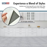 PowerSellerUSA Vinyl Self Adhesive Floor Tiles, 20 Pcs 12" x 12" with 1 ...
