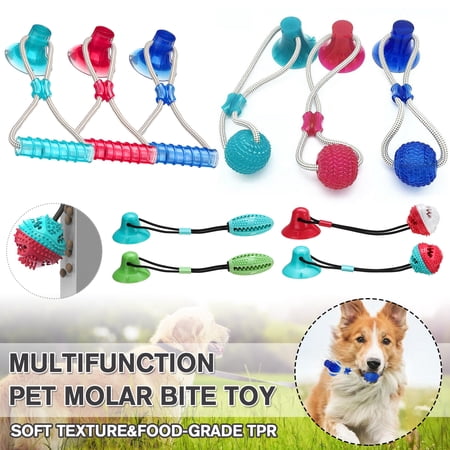 Pet Molar Bite Toy Multifunction Interactive Ropes Toys Cute Molar ...