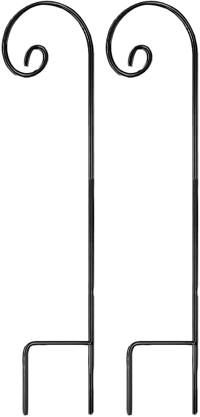Ashman Curled Shepherds Hook 48 Inch 2 Pack, 2/5 Inch Thick, Super ...
