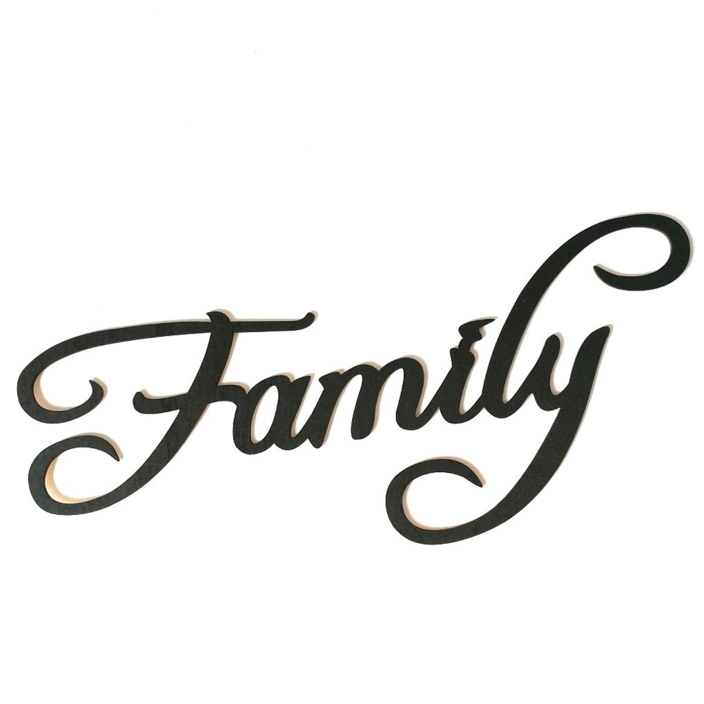 Family In Fancy Cursive