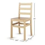 Foundations Little Innovators Teacher Wooden Chair, 18", Fully ...