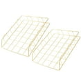 OUNONA 2 Pcs Office Supplies Desk Organizer File Rack Premium Material ...