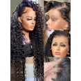 30 40 42 Inch Deep Wave Lace Front Wig 13x6 Hd Lace Frontal Wig 13x4 ...
