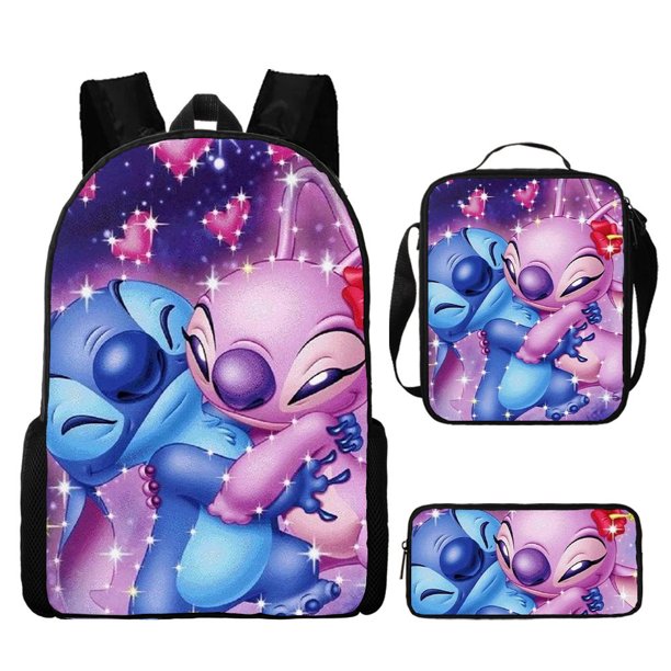 Stich Cartoon Stitch Backpack Casual Travel Backpack Stitch Schoolbag ...