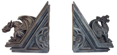 Gothic Gargoyle Sculptural Bookends Book Ends - Walmart.com