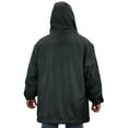 ROCXL Big & Tall Men’s Water-Resistant Nylon Jacket with Removable ...