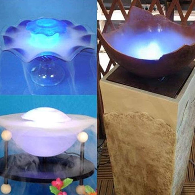 Mist Fogger Fountain Bowls FITNATE Ultrasonic Mist Maker With 12 LED
