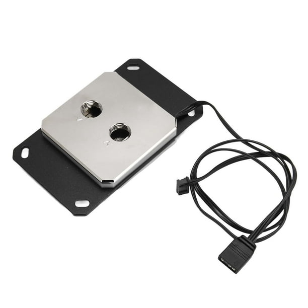 RGB CPU Water Block, Easy Mounting G1/4 Interface CPU Water Block Red ...