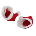 12 Pieces Small Santa Hat Children Hat Christmas Decoration - Walmart.com