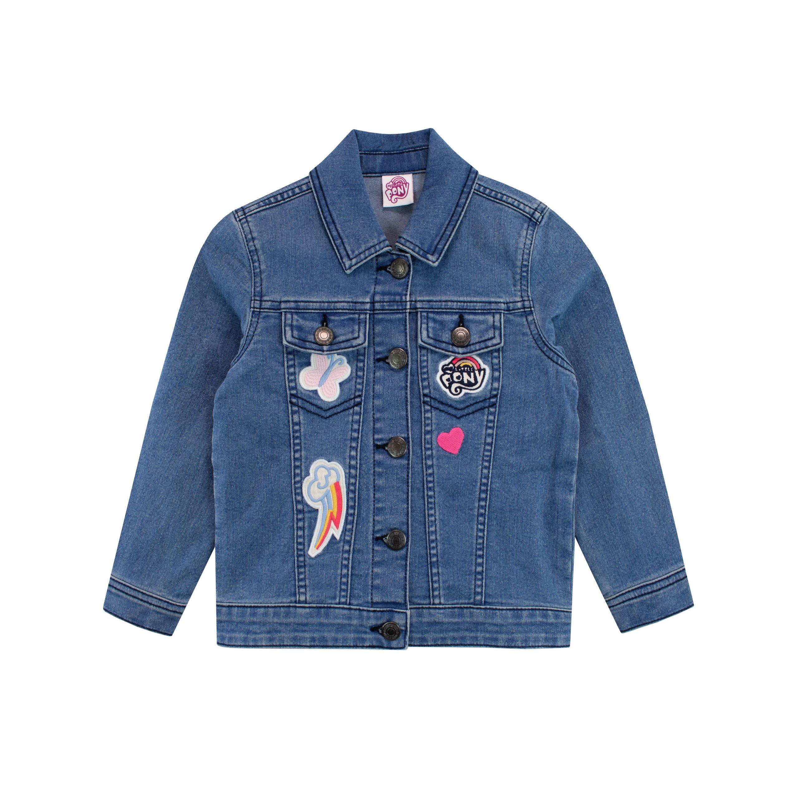 My Little Pony Girls Long Sleeve Jean Jacket Sizes 5-10 - Walmart.com