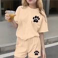 Ahabrexf Kids Summer 2-piece Set for Girls, Short Sleeve Top and Shorts ...