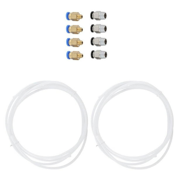 PTFE Teflons Tube PC4-M6 Quick Printer 1.75mm Upgrade Fitting Adapter ...