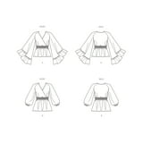 Butterick Sewing Pattern 6930 - Misses' Top, Size: D5 (4-6-8-10-12 ...